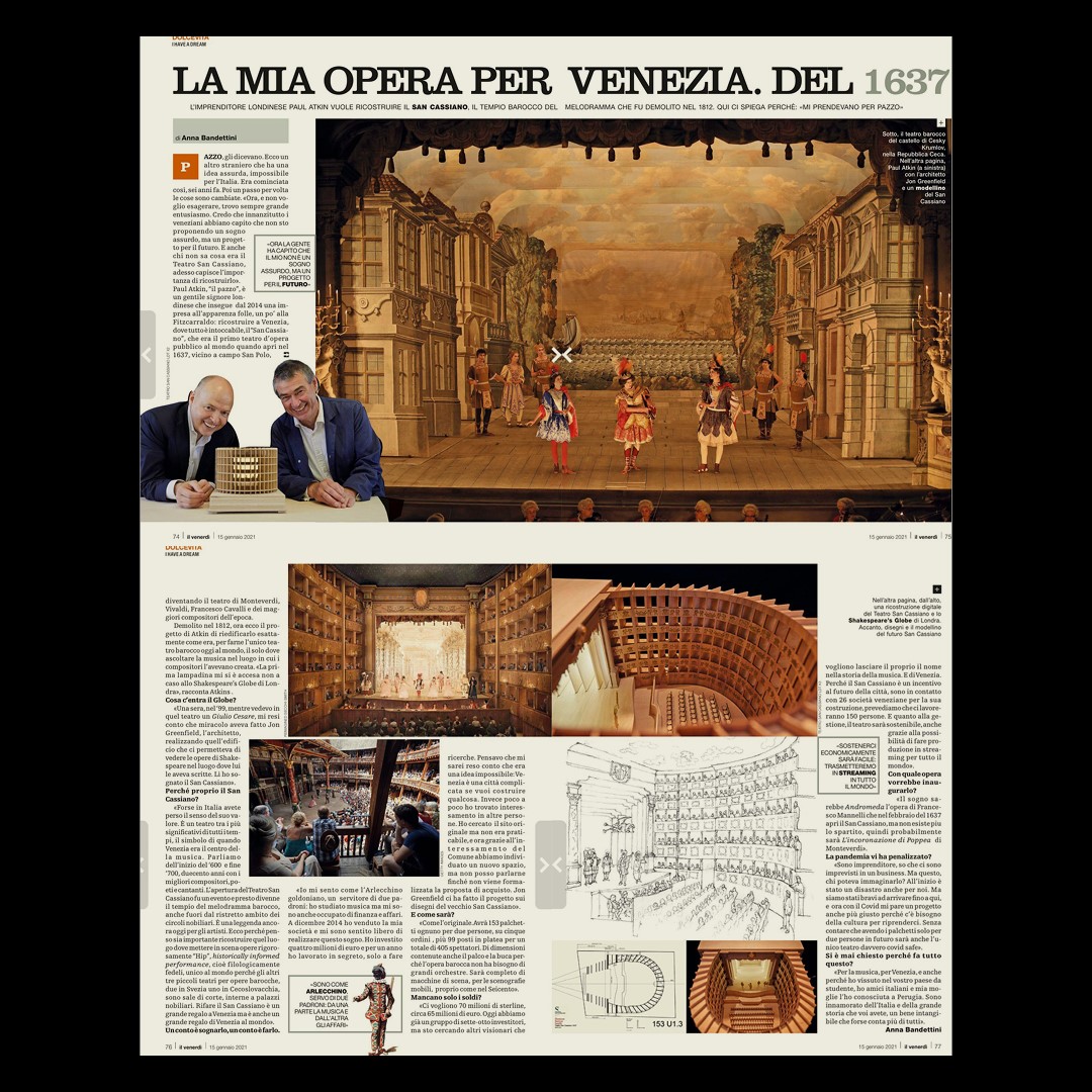 THE BIRTH OF PUBLIC OPERA | Teatro San Cassiano 1637